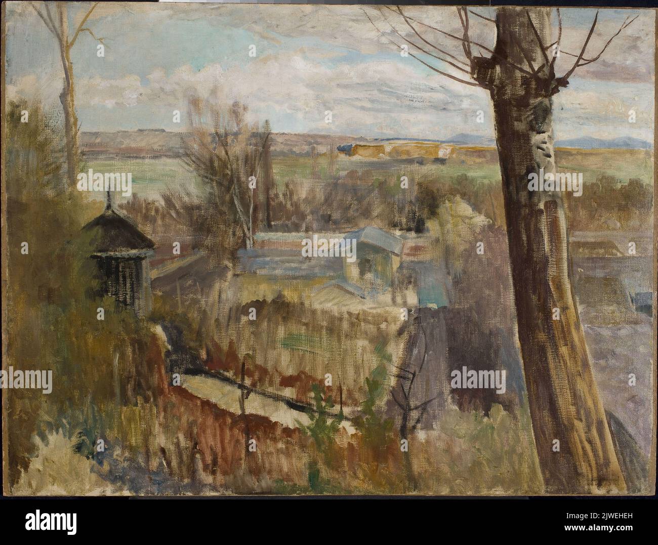 Landscape from Salwator. Malczewski, Jacek (1854-1929), painter Stock ...