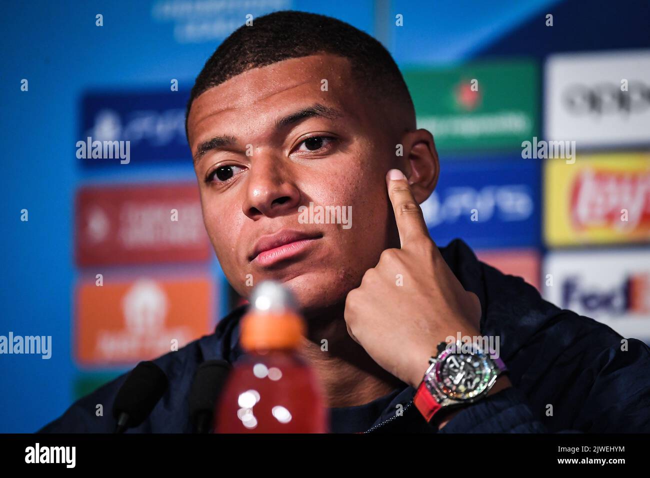 Paris, France, France. 5th Sep, 2022. Kylian MBAPPE of PSG during a ...