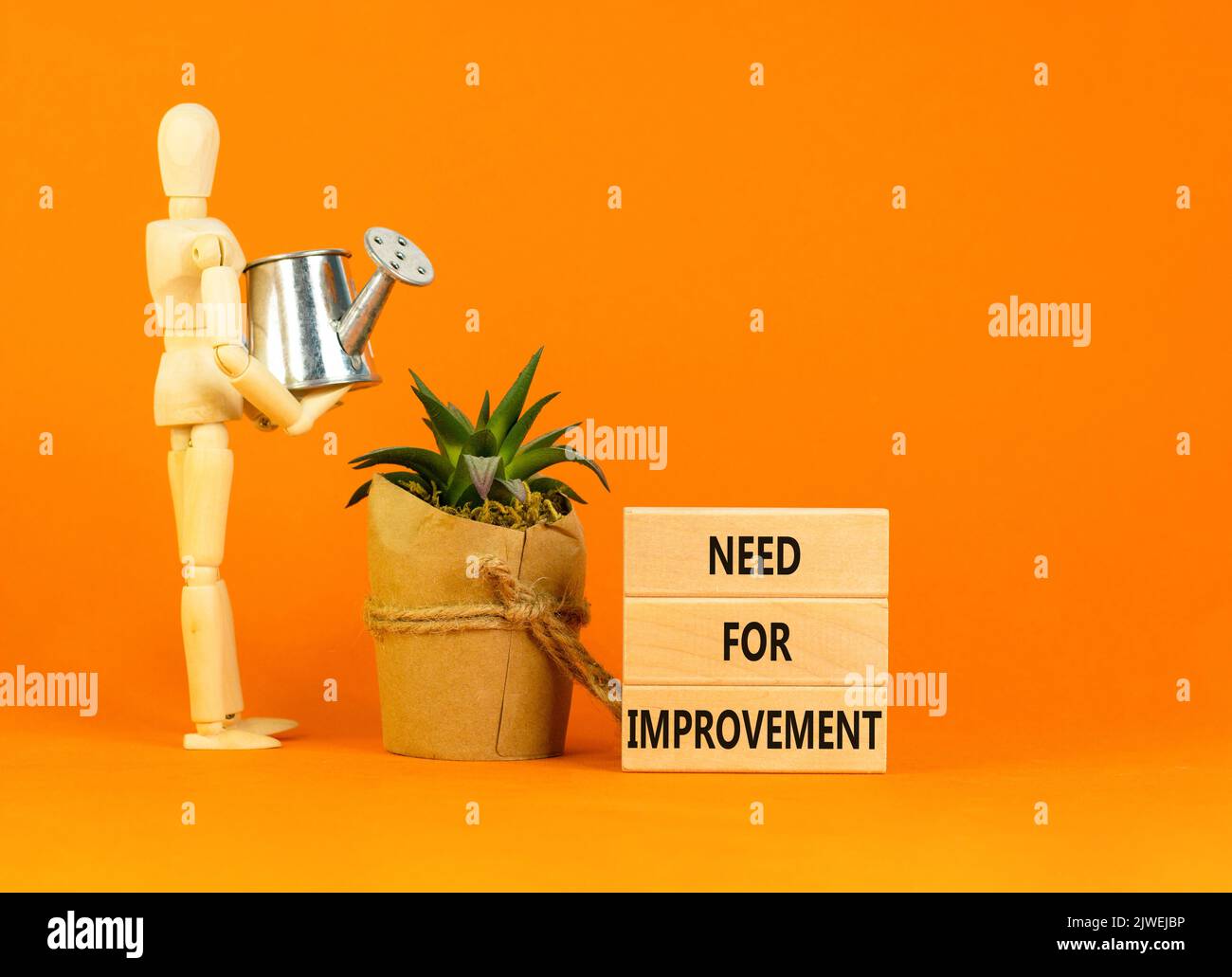 Need for improvement and support symbol. Concept words Need for ...