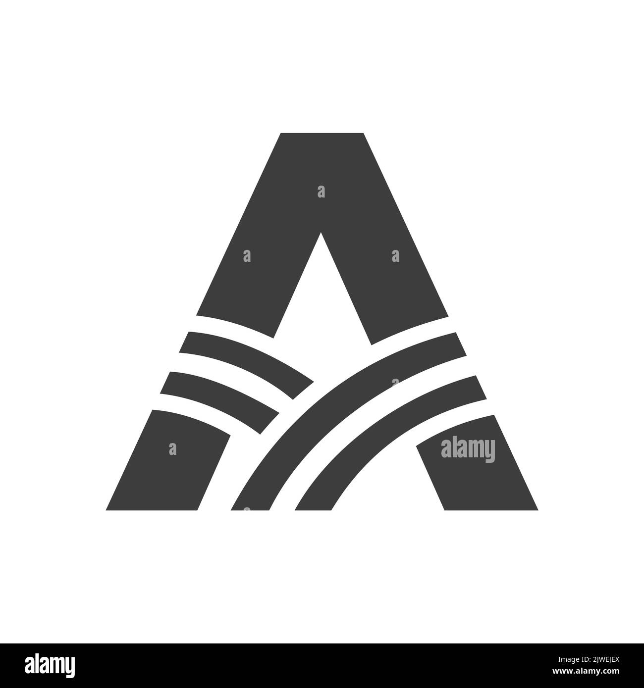 Agriculture Logo On Letter A Concept. Farm Logo Based on Alphabet for ...