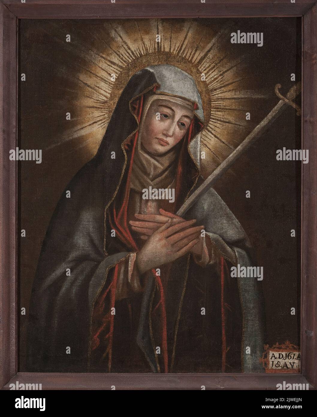 Our Lady of Sorrows. unknown, painter Stock Photo - Alamy