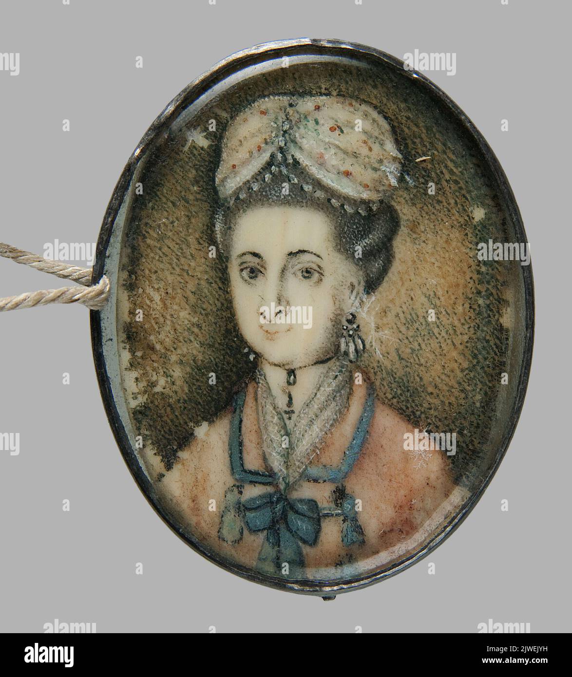 Ewa Frank w starszym wieku (?). unknown, painter Stock Photo - Alamy