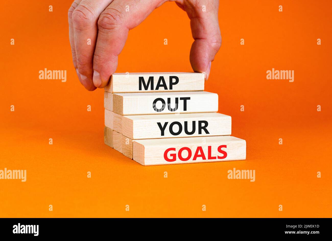 Support and map out your goals symbol. Concept words Map out your goals ...