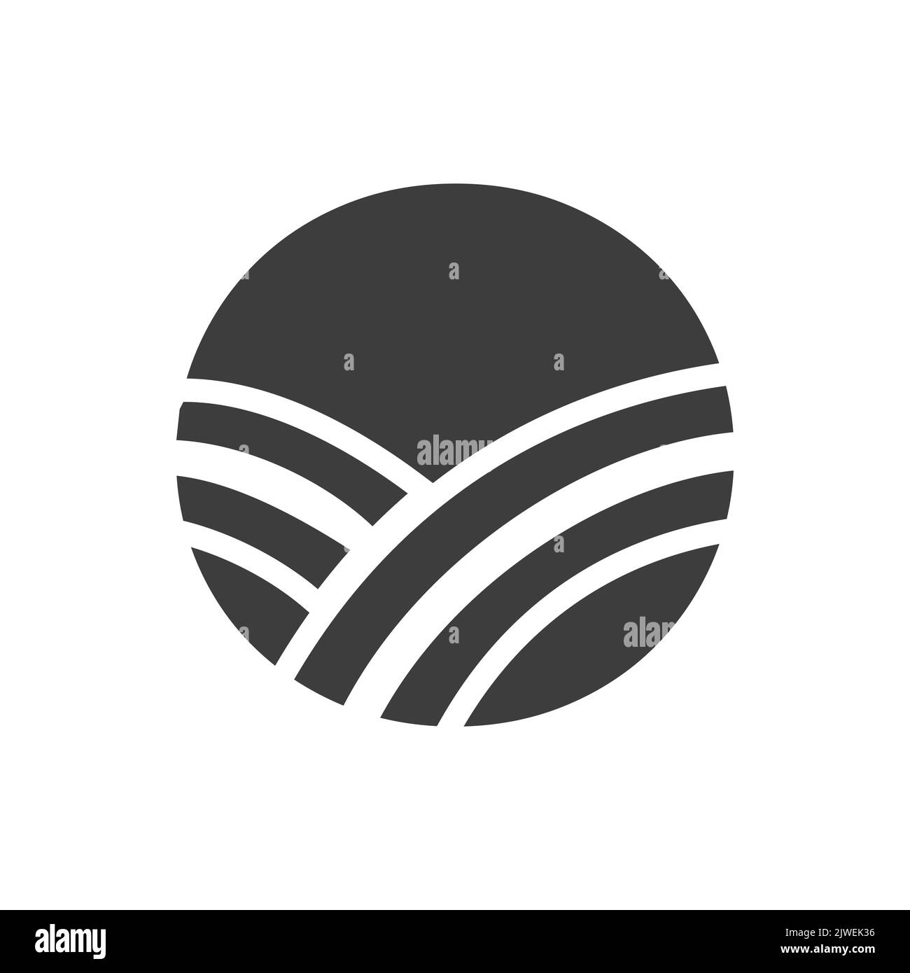 Agriculture Logo On Letter O Concept. Farm Logo Based on Alphabet for ...