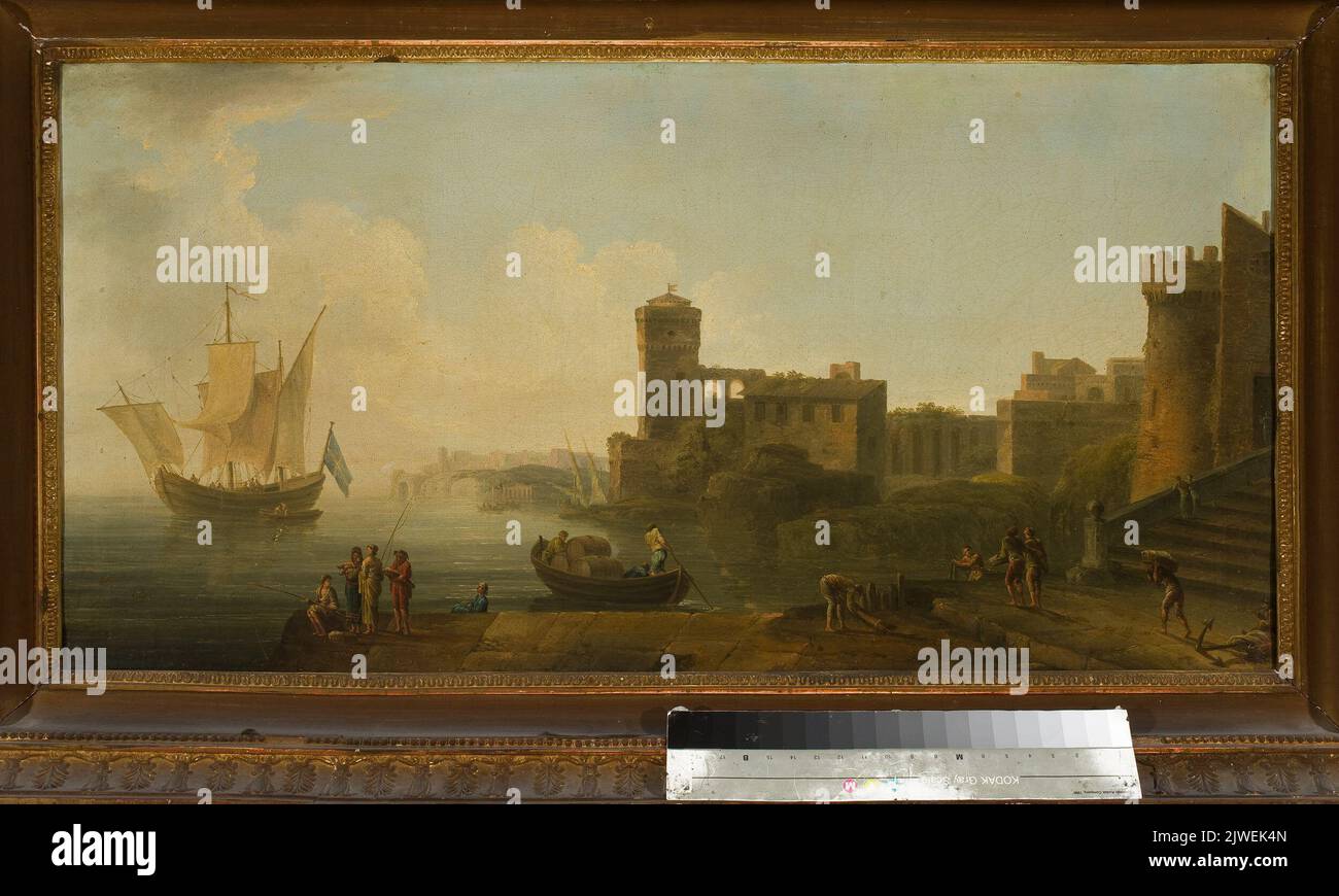 View of the port. Grenier de Lacroix, Charles-François, zw. Lacroix de ...