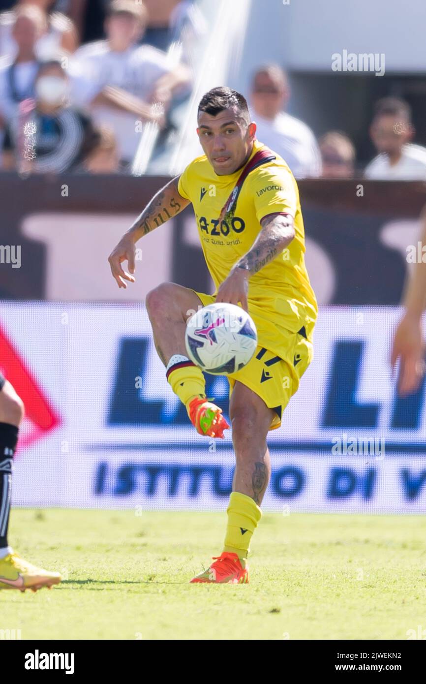 La Spezia, Italy. September 4, 2022, Gary Medel (Bologna) during the ...