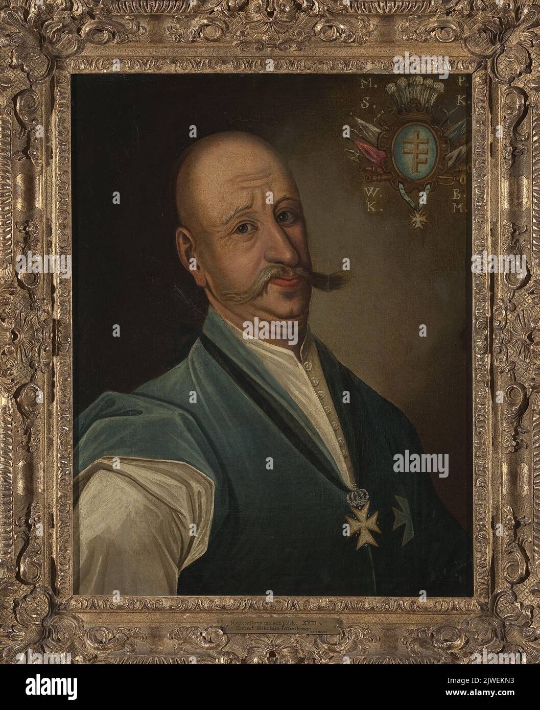 Portrait of Mikołaj Bazyli Potocki (ca. 1706–1782), starosta of Kaniv ...