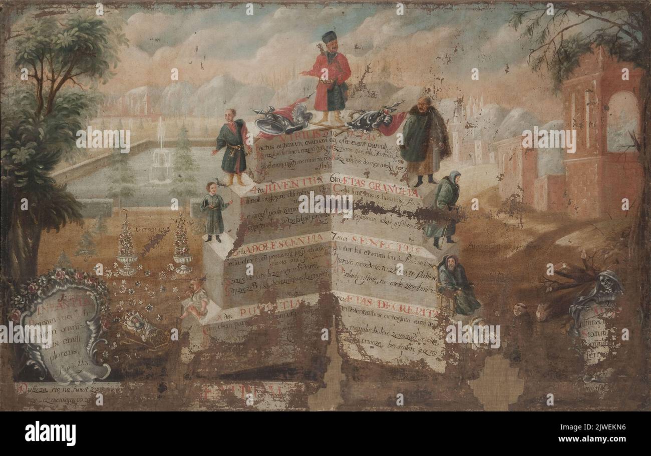 Theatrum of human life. unknown, painter Stock Photo - Alamy