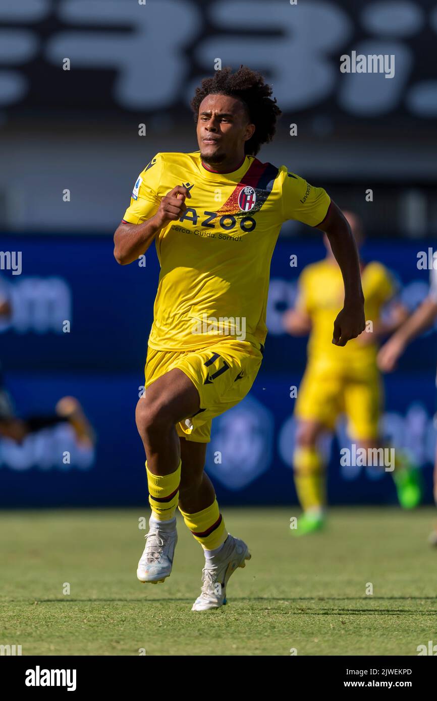 La Spezia, Italy. September 4, 2022, Joshua Zirkzee (Bologna) during ...