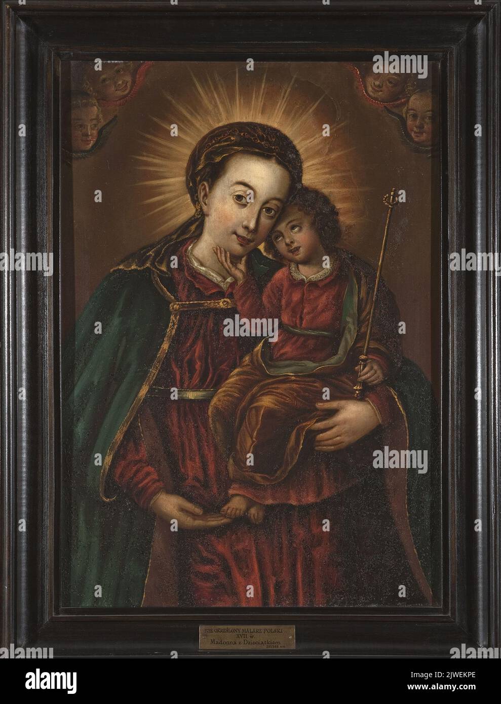 Madonna with Child Jesus. unknown, painter Stock Photo - Alamy