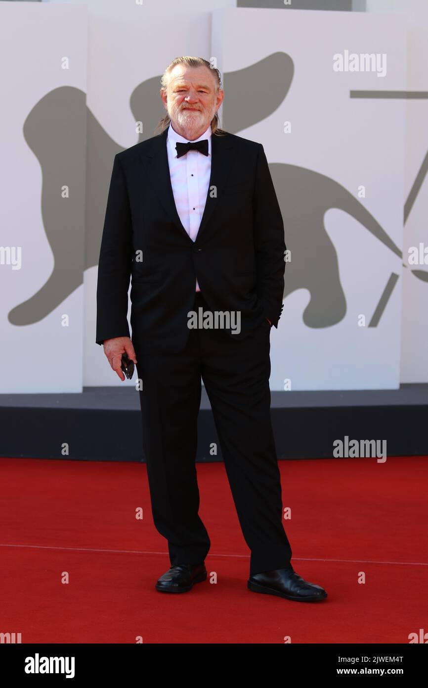 Italy, Lido di Venezia, September 05, 2022 : Brendan Gleeson attends ...
