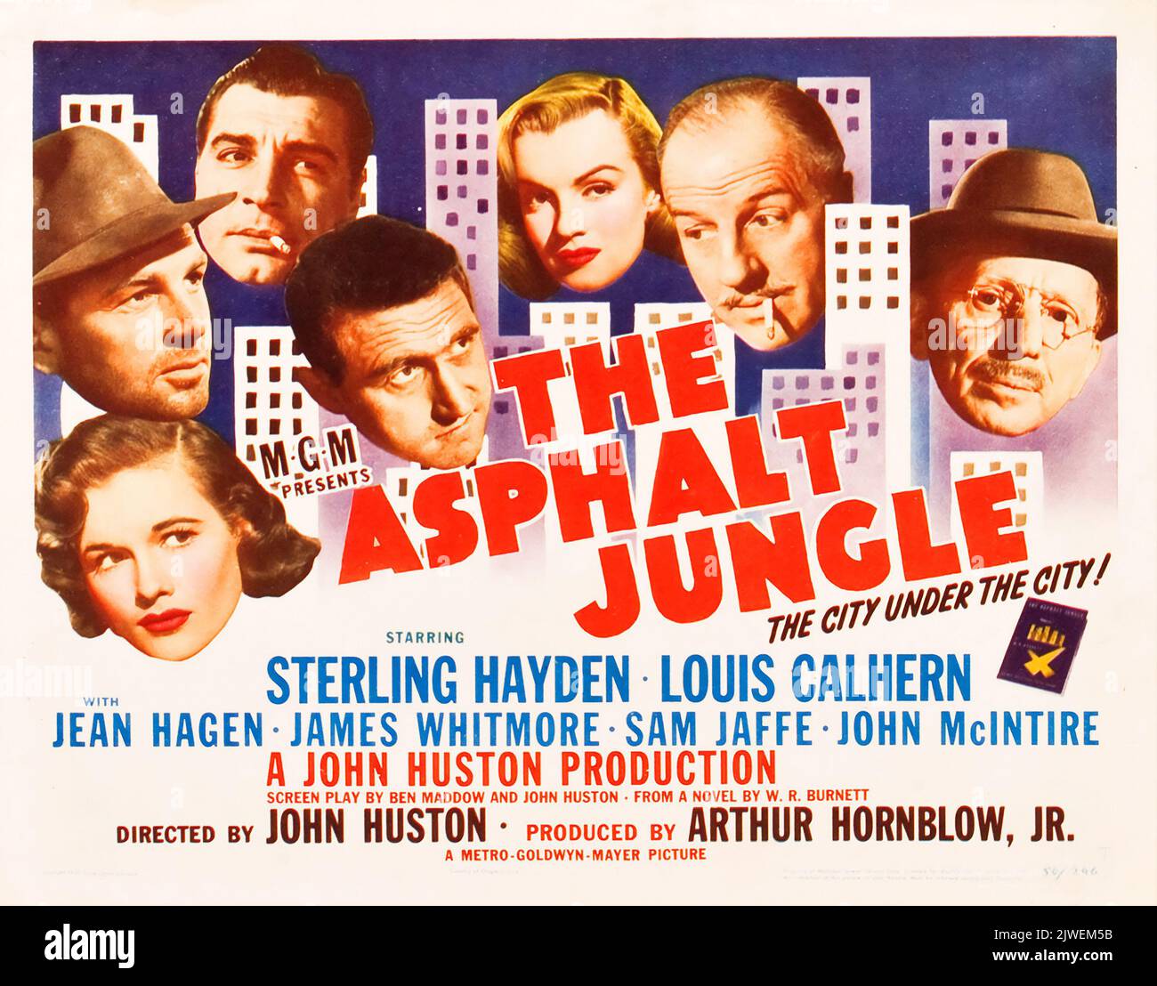 Asphalt jungle film poster hi-res stock photography and images - Alamy