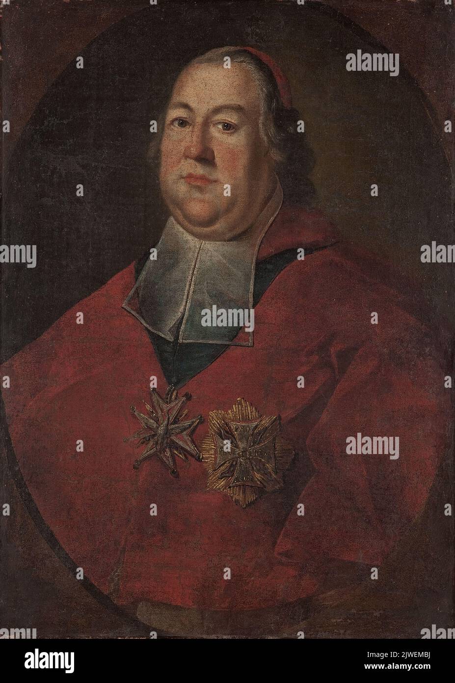 Portrait of Adam Ignacy Komorowski ? (1699–1759), bishop of Livonia ...