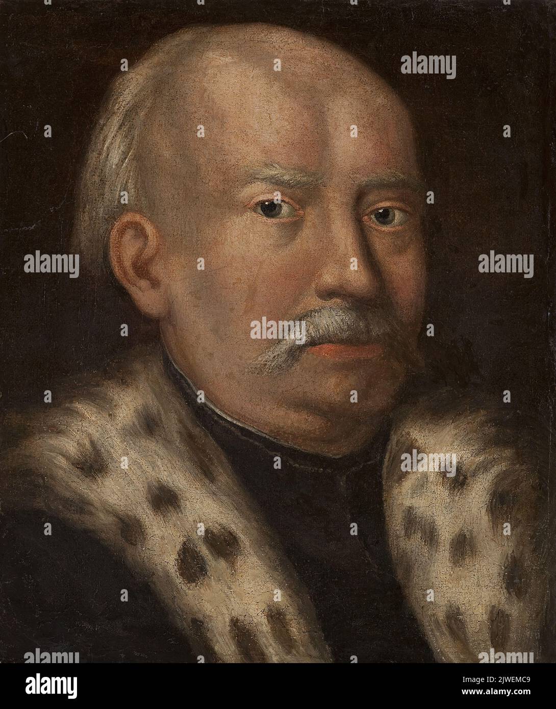 Portrait of an old nobleman. nieznany malarz polski, painter Stock ...