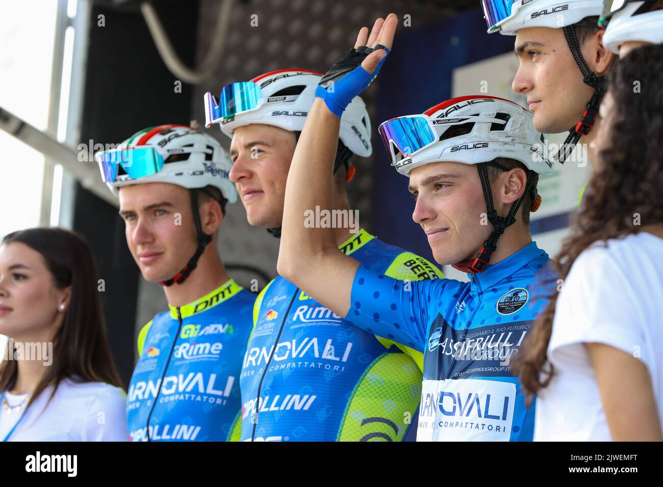 Zoncolan, Italy. 03rd Sep, 2022. Giosue Epis CARNOVALI RIME SIAS during ...