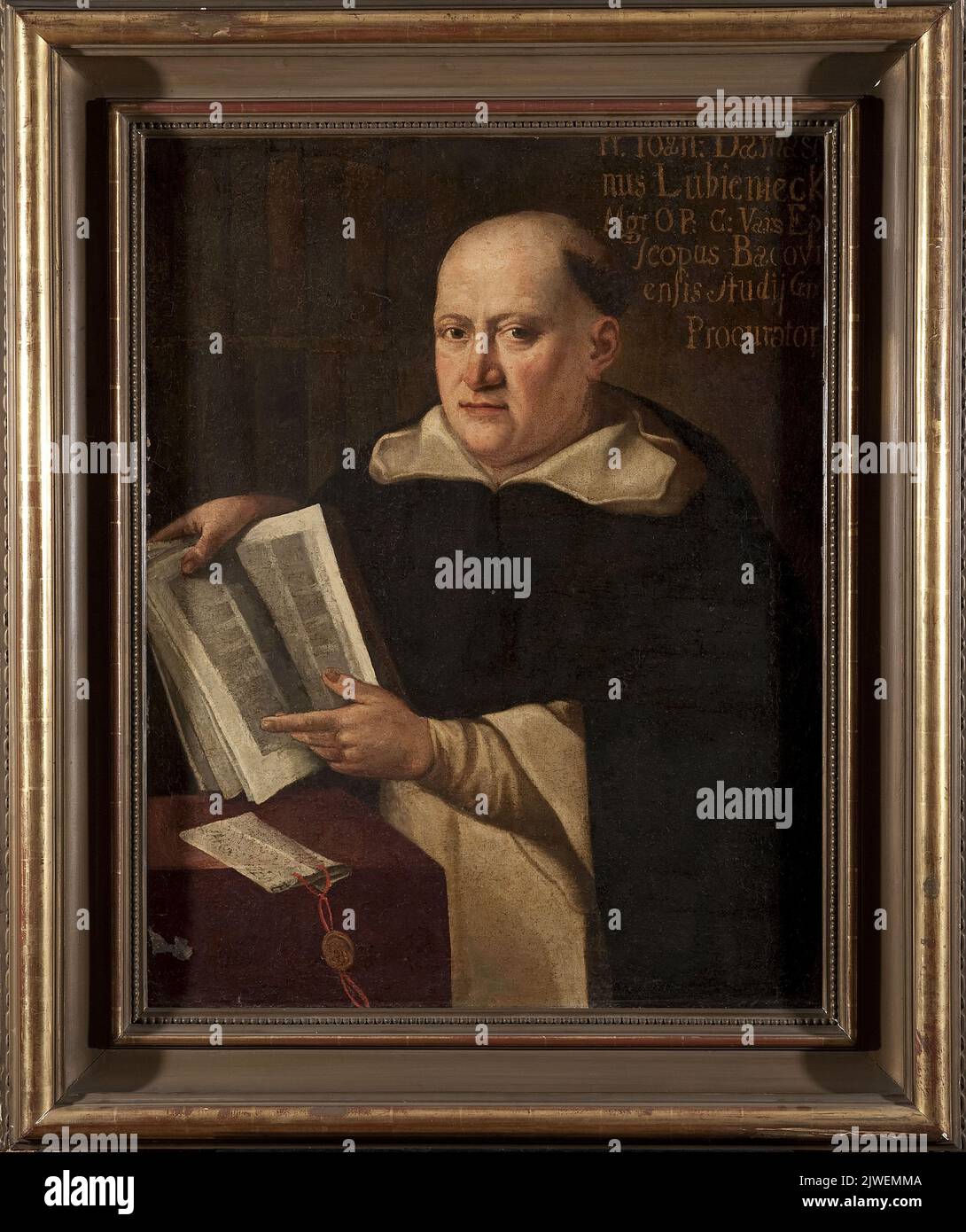 Portrait of Jan Lubieniecki (d. 1714), Dominican friar. unknown ...