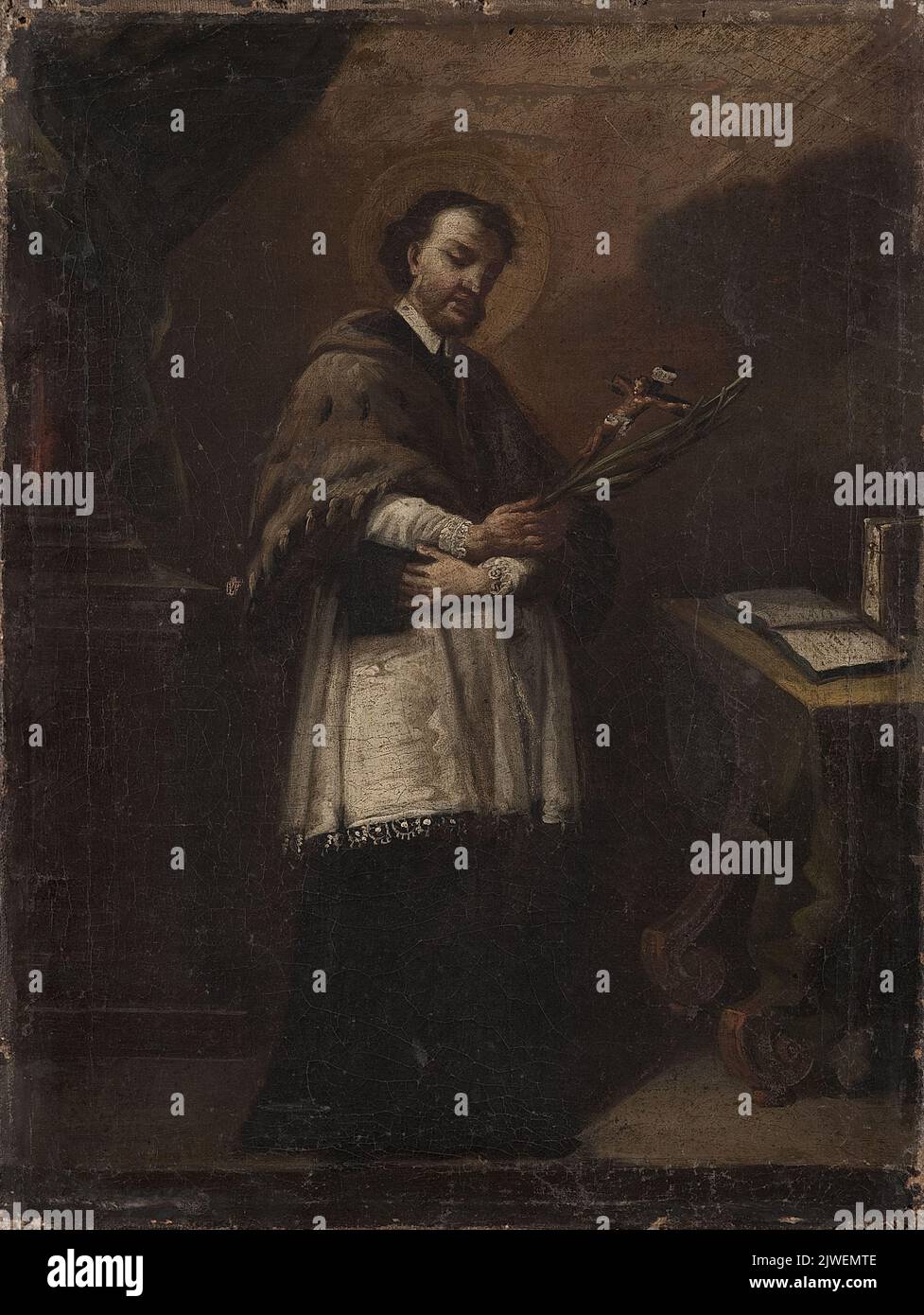 St. John Nepomucene. Czechowicz, Szymon (1689-1775), painter Stock ...