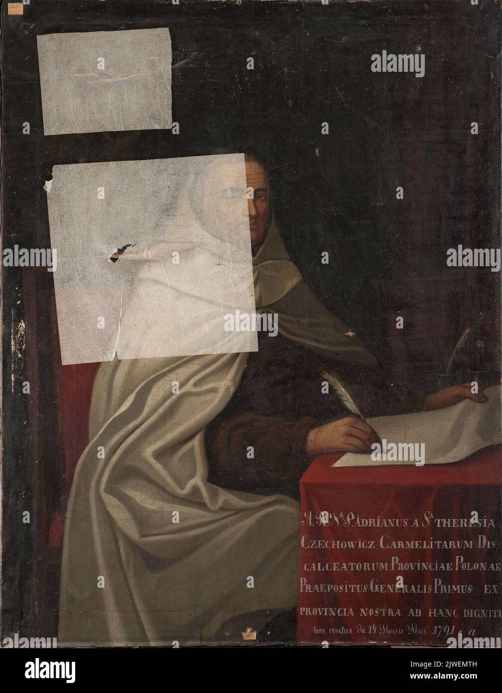 Portrait of Adrian Czechowicz (?–1801), superior general of the ...