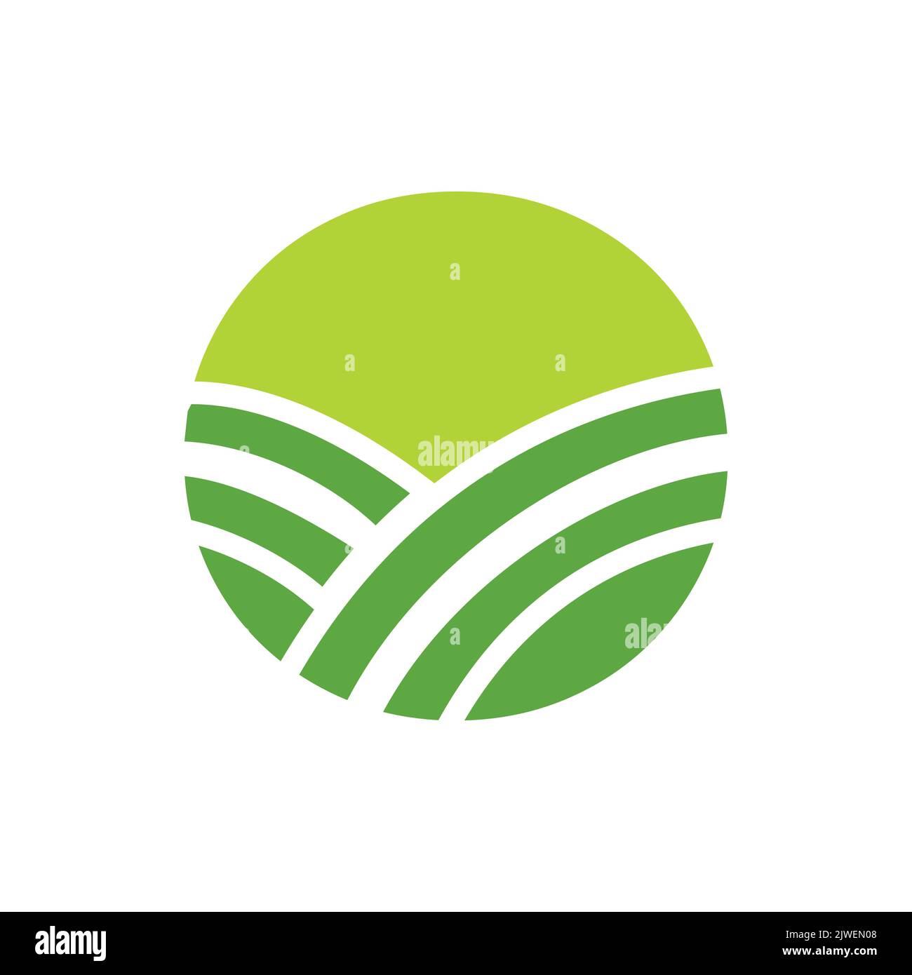 Letter O Agriculture Logo. Agro Farm Logo Based on Alphabet for Bakery ...