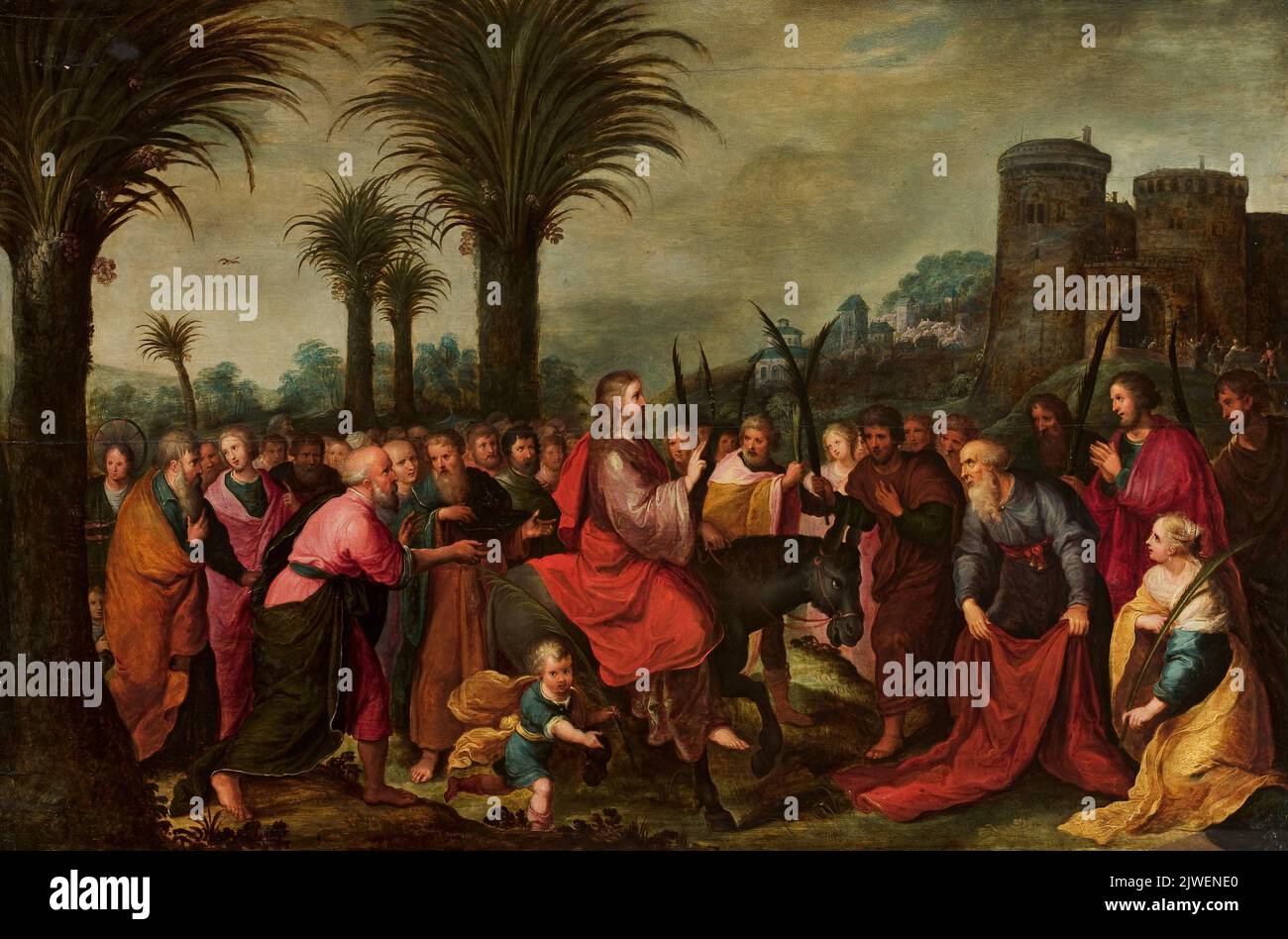 Entry of Christ into Jerusalem (Mart 11:7-10; Luke 19:35-38; John 12:12 ...