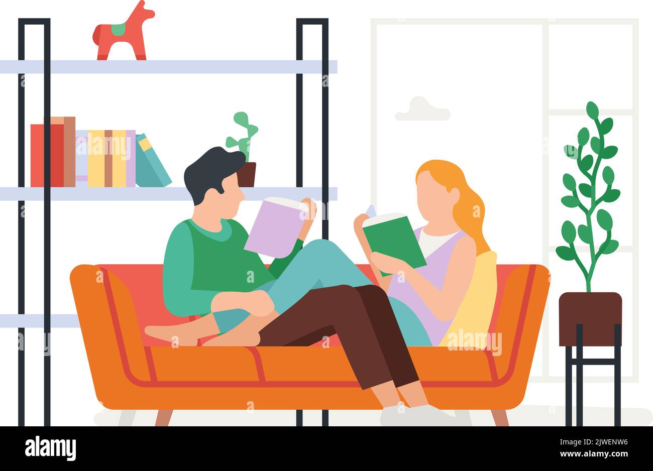 Couple daily routine. Everyday activity. Happy guy and girl living ...