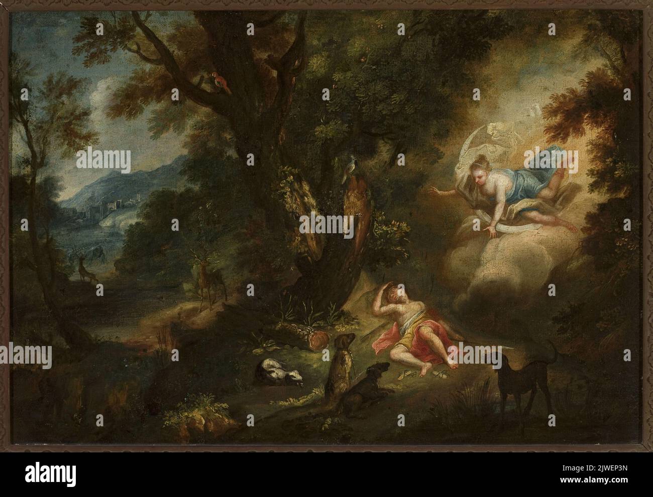 Diana and Endymion. nieznany malarz flamandzki, painter Stock Photo - Alamy