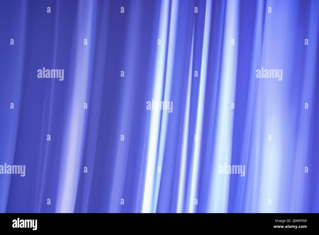 Abstraction of a curtain made of blue waves with gaps. Background ...
