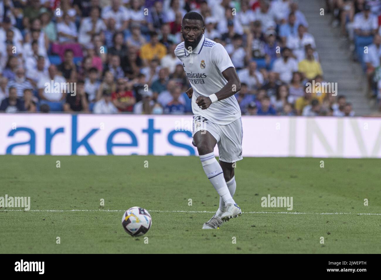 Antonio Rudiger of Real Madrid CF during the Spanish championship La ...