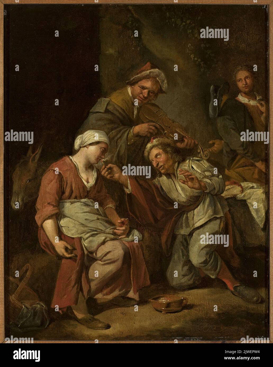 Five senses. Toorenvliet, Jacob (1640-1719), painter Stock Photo - Alamy