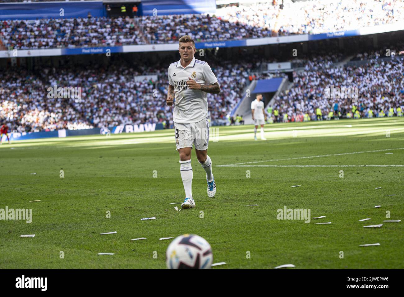 Toni Kroos of Real Madrid CF during the Spanish championship La Liga ...