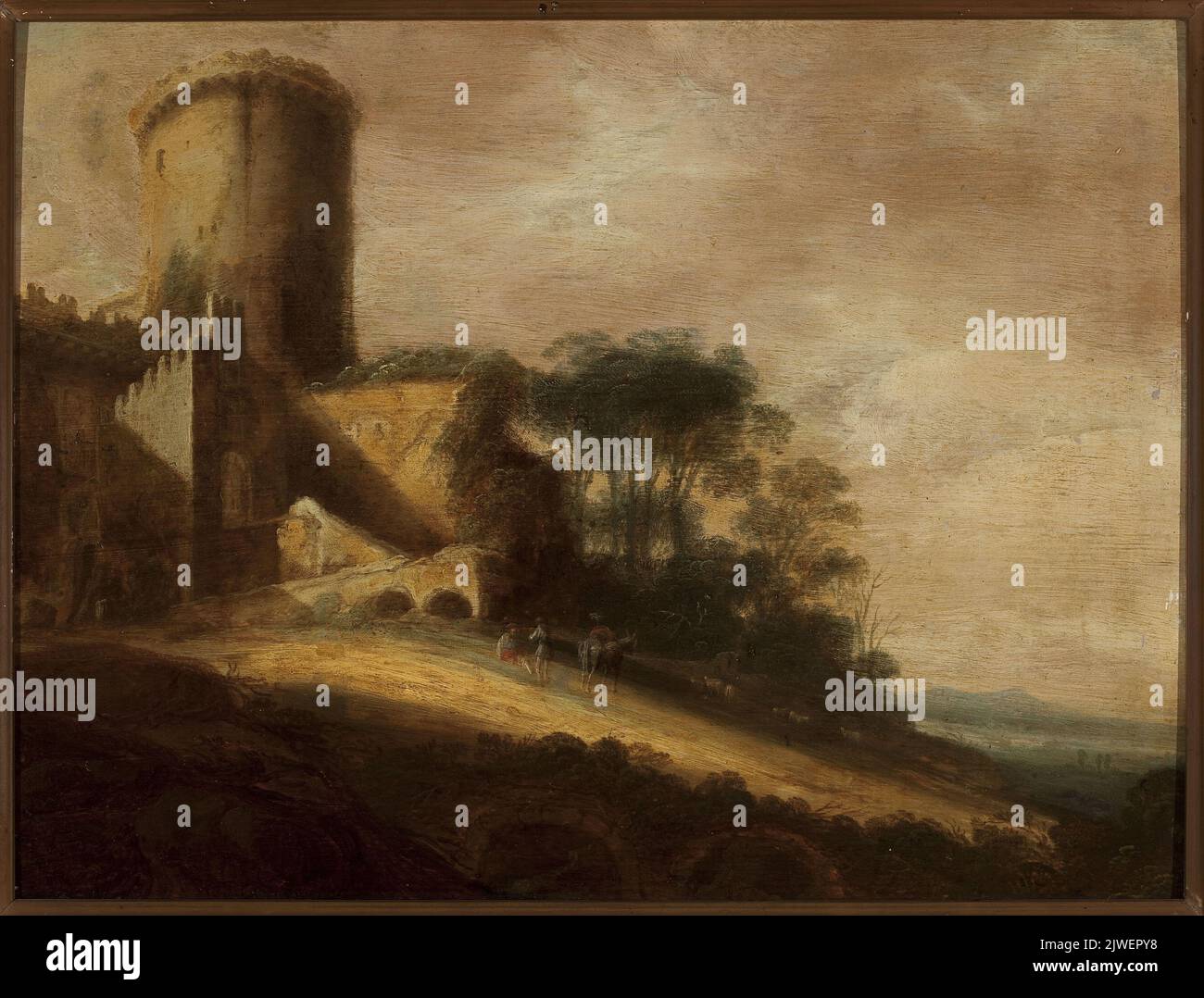 Landscape with a castle. Groenewegen, Pieter Anthonisz. (ca 1600-1658 ...