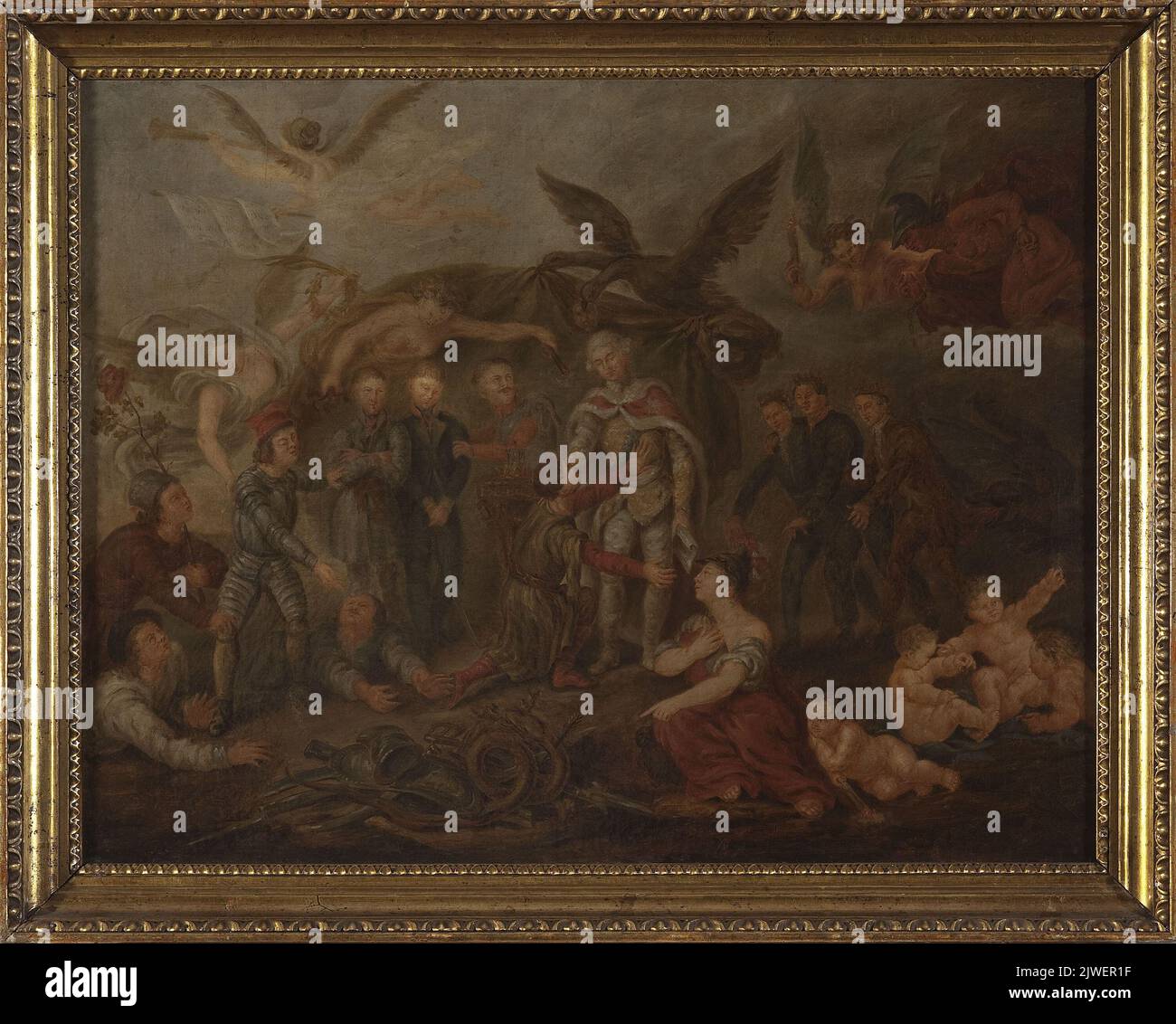 Allegory of the fall of Poland. unknown, painter Stock Photo - Alamy