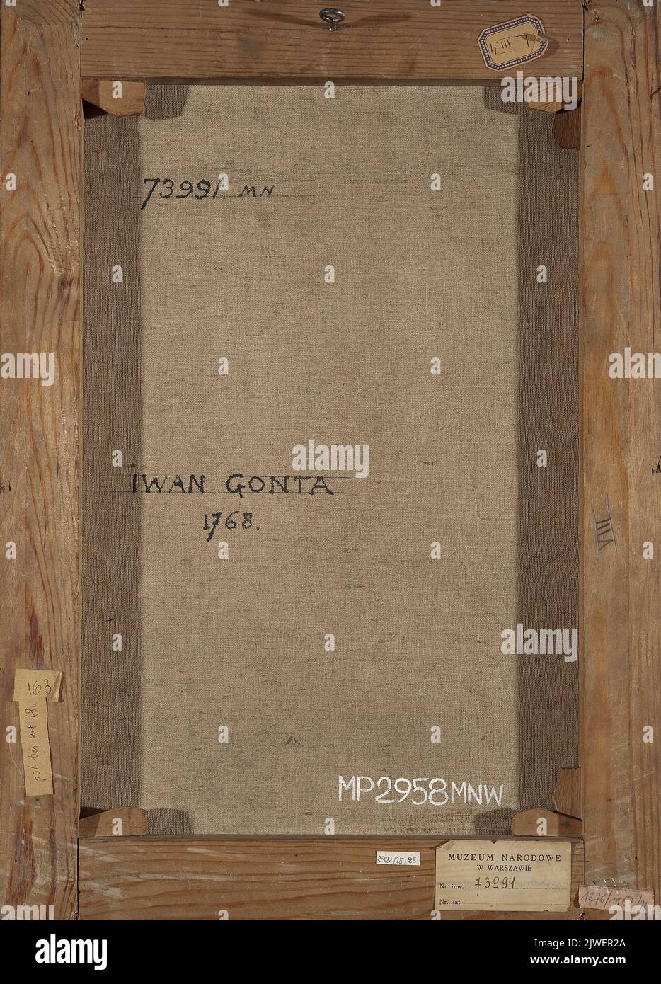 Portrait of Ivan Gonta (d. 1768), one of the insurrection leaders in ...