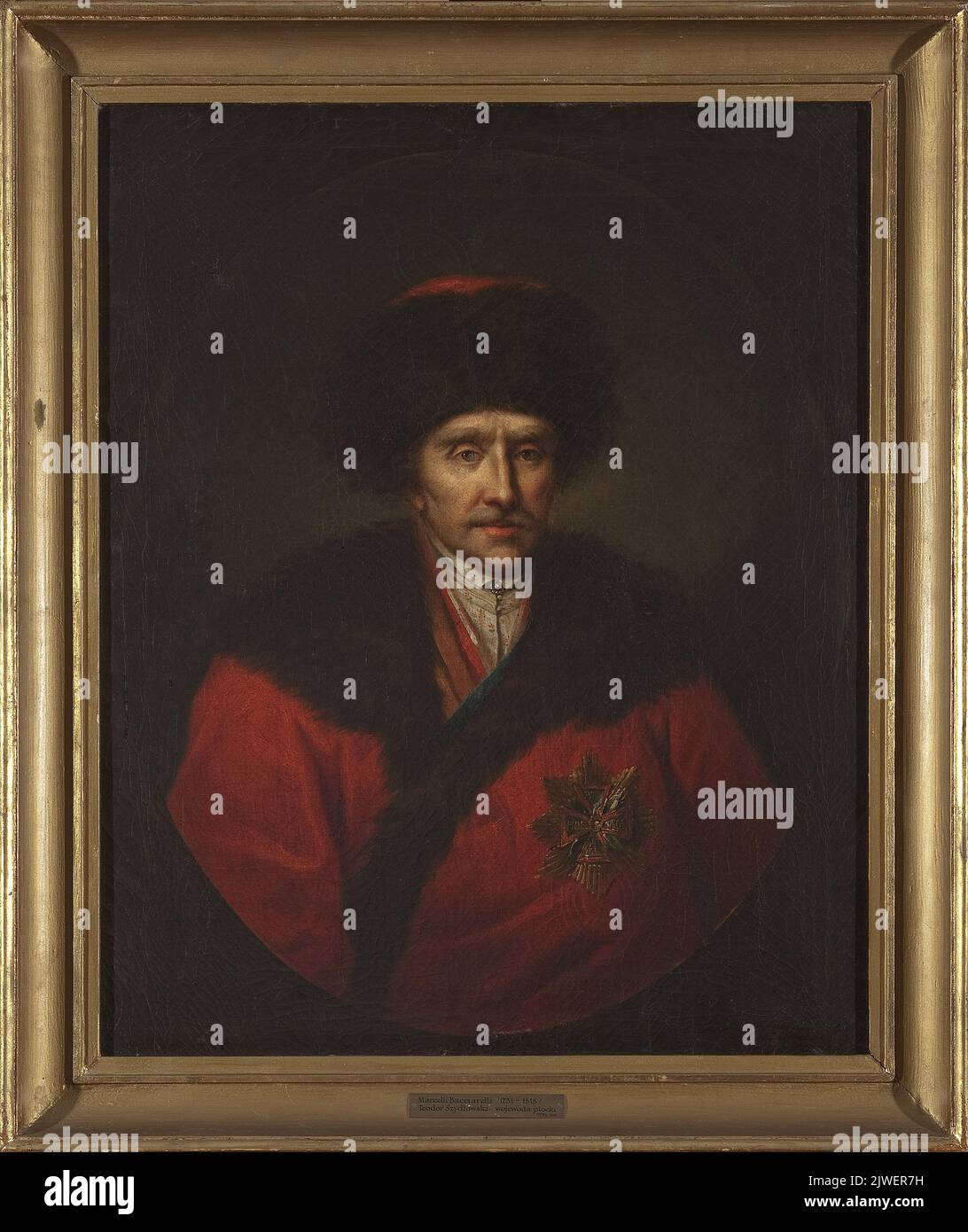 Portrait of Teodor Szydłowski (d. 1796), voivode of Płock. Bacciarelli ...