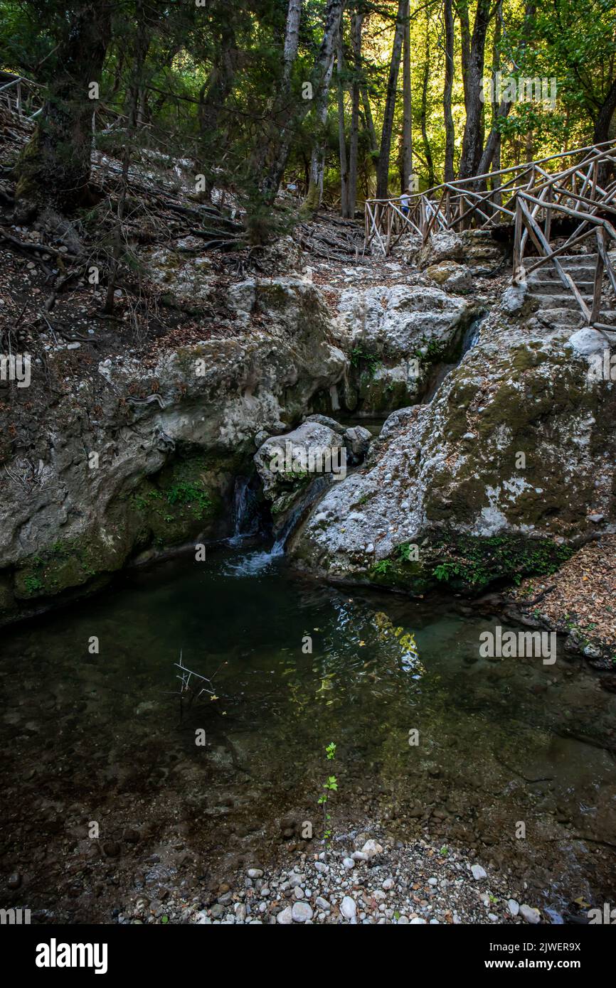 Butterfly valley on Rhodes island, Greece Stock Photo - Alamy