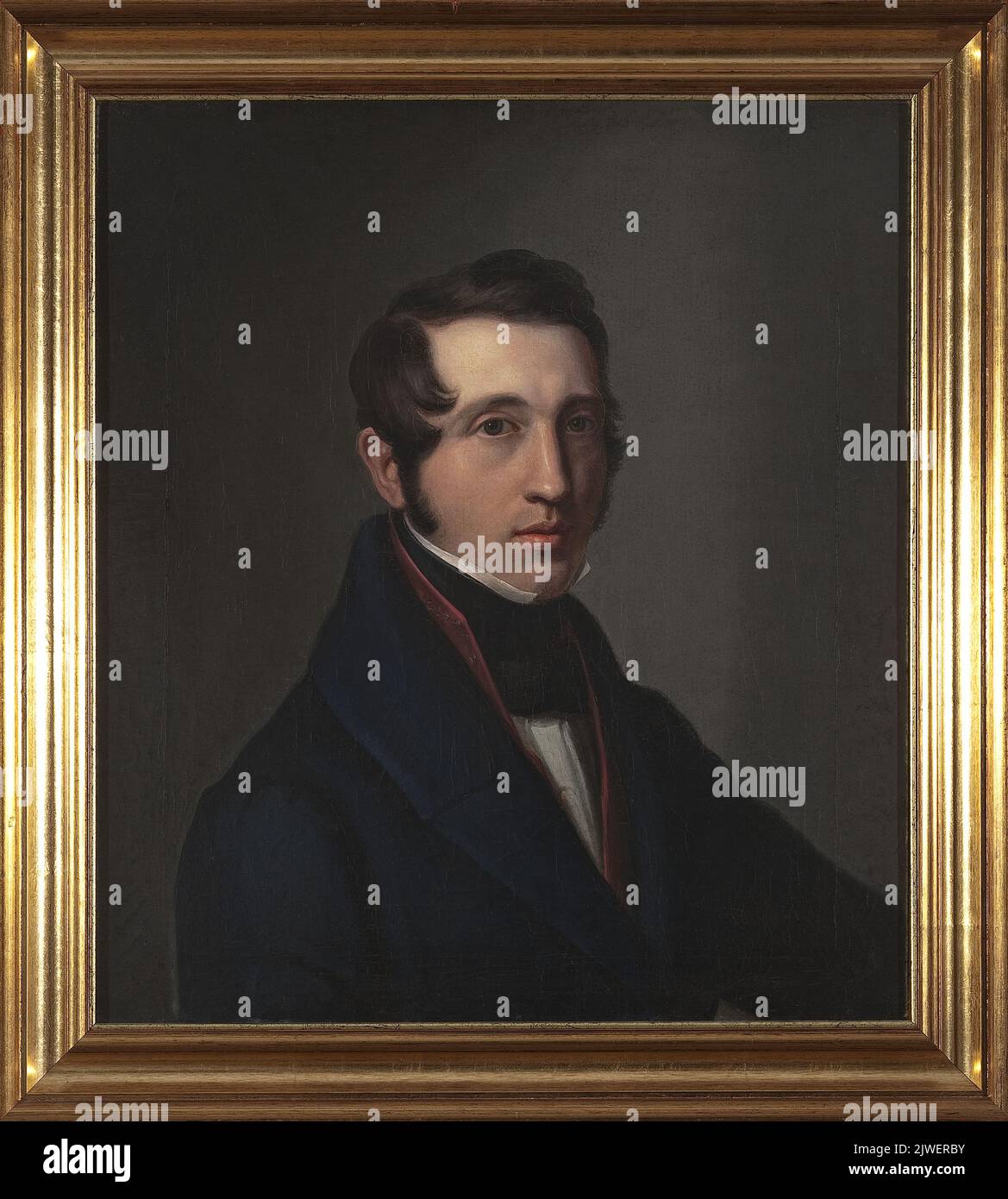 Portrait of count Karol Krasiński. unknown, painter Stock Photo - Alamy