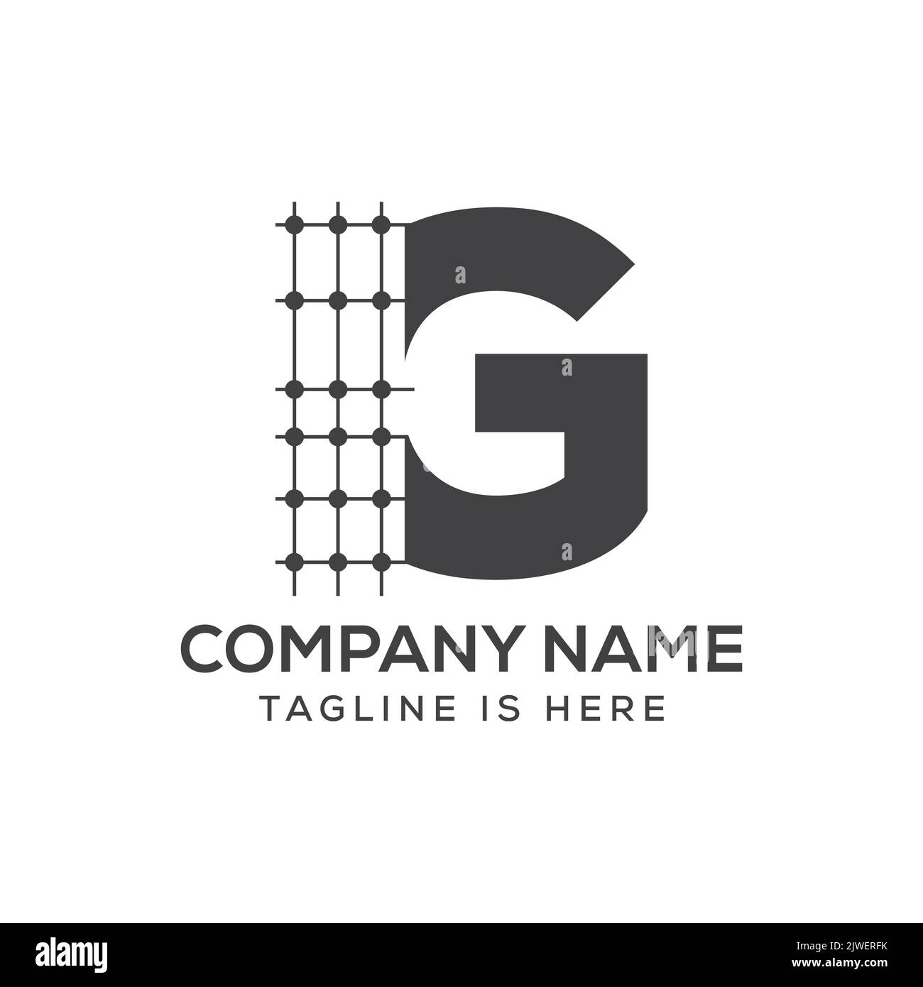 Letter G Architecture Logo Design. Real Estate Icon, Architect and ...
