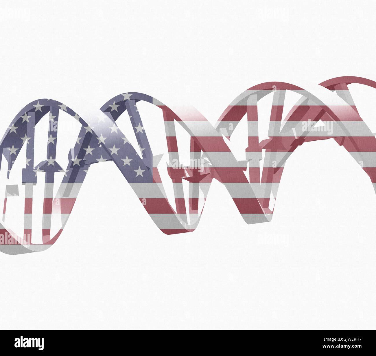 Dna digital illustration dna structure in colour background 3d hi-res ...