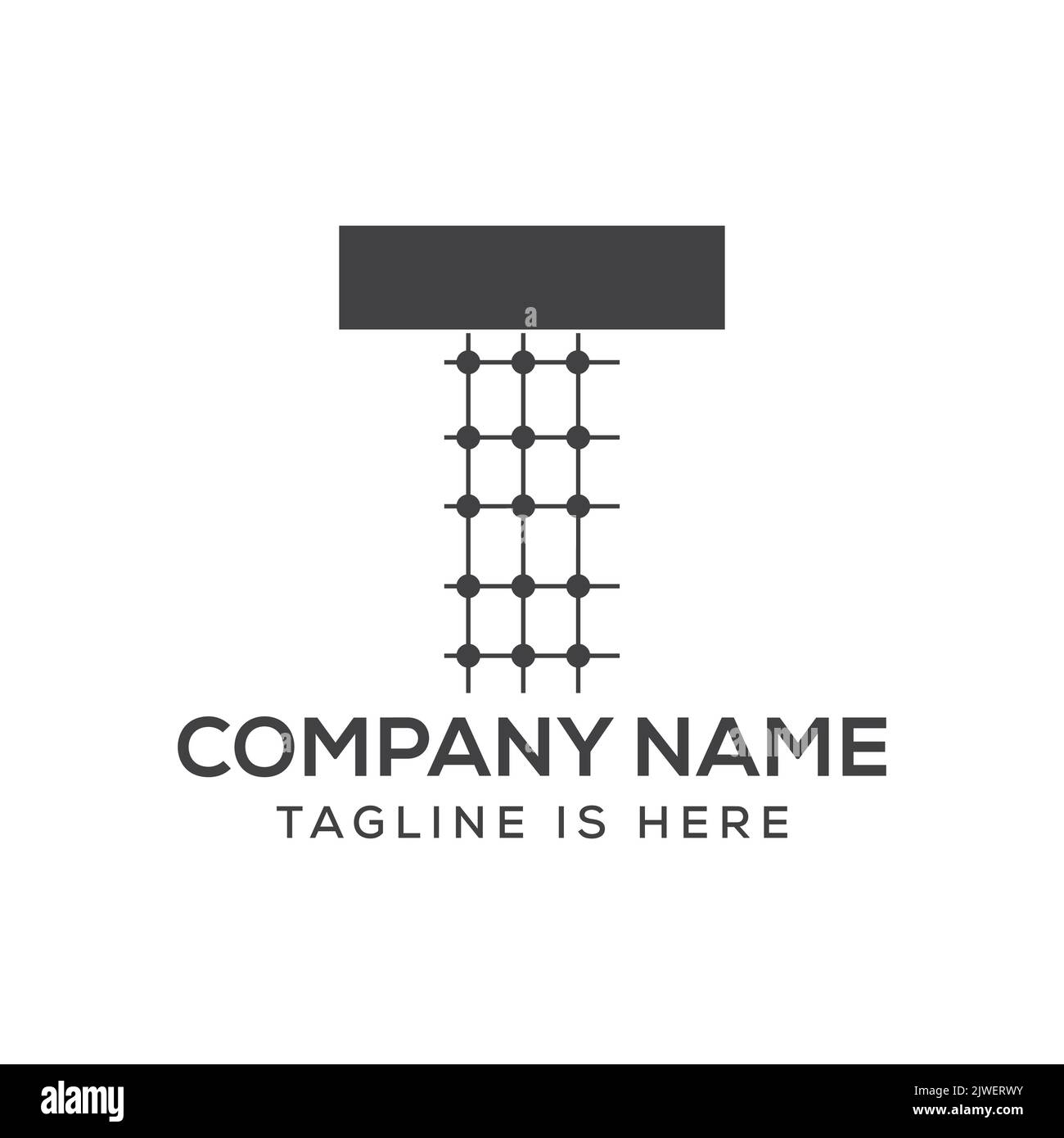 Letter T Architecture Logo Design. Real Estate Icon, Architect and ...