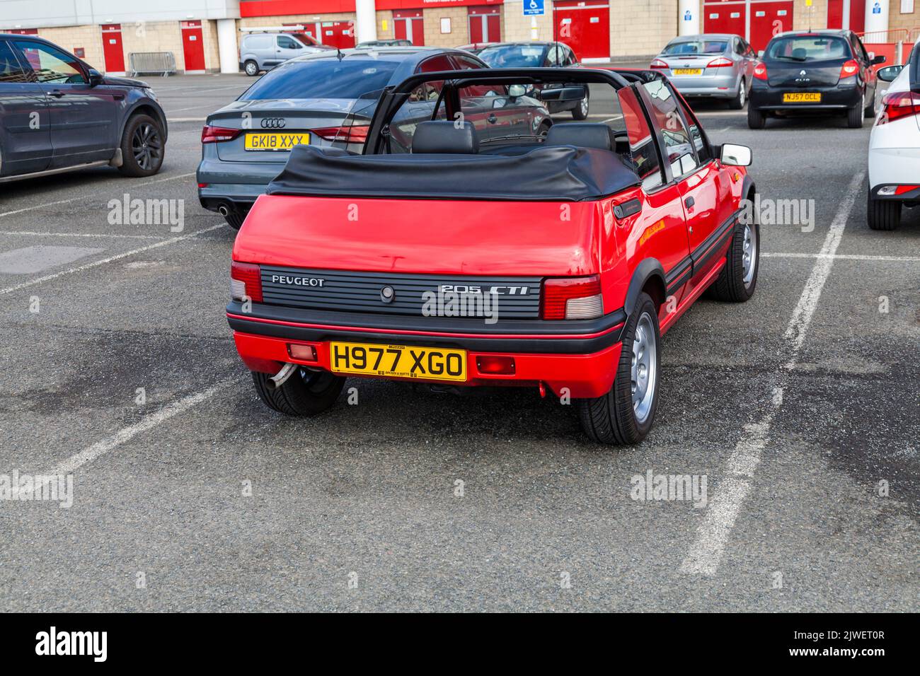 Peugeot 205 convertible car hi-res stock photography and images - Alamy