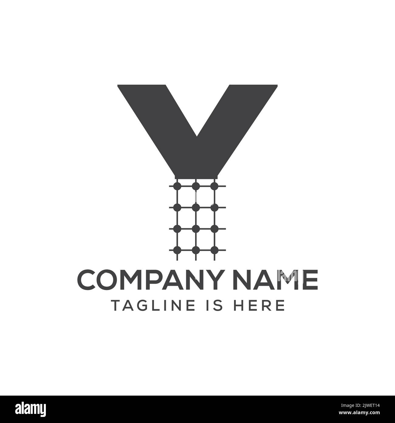 Letter Y Architecture Logo Design. Real Estate Icon, Architect and ...