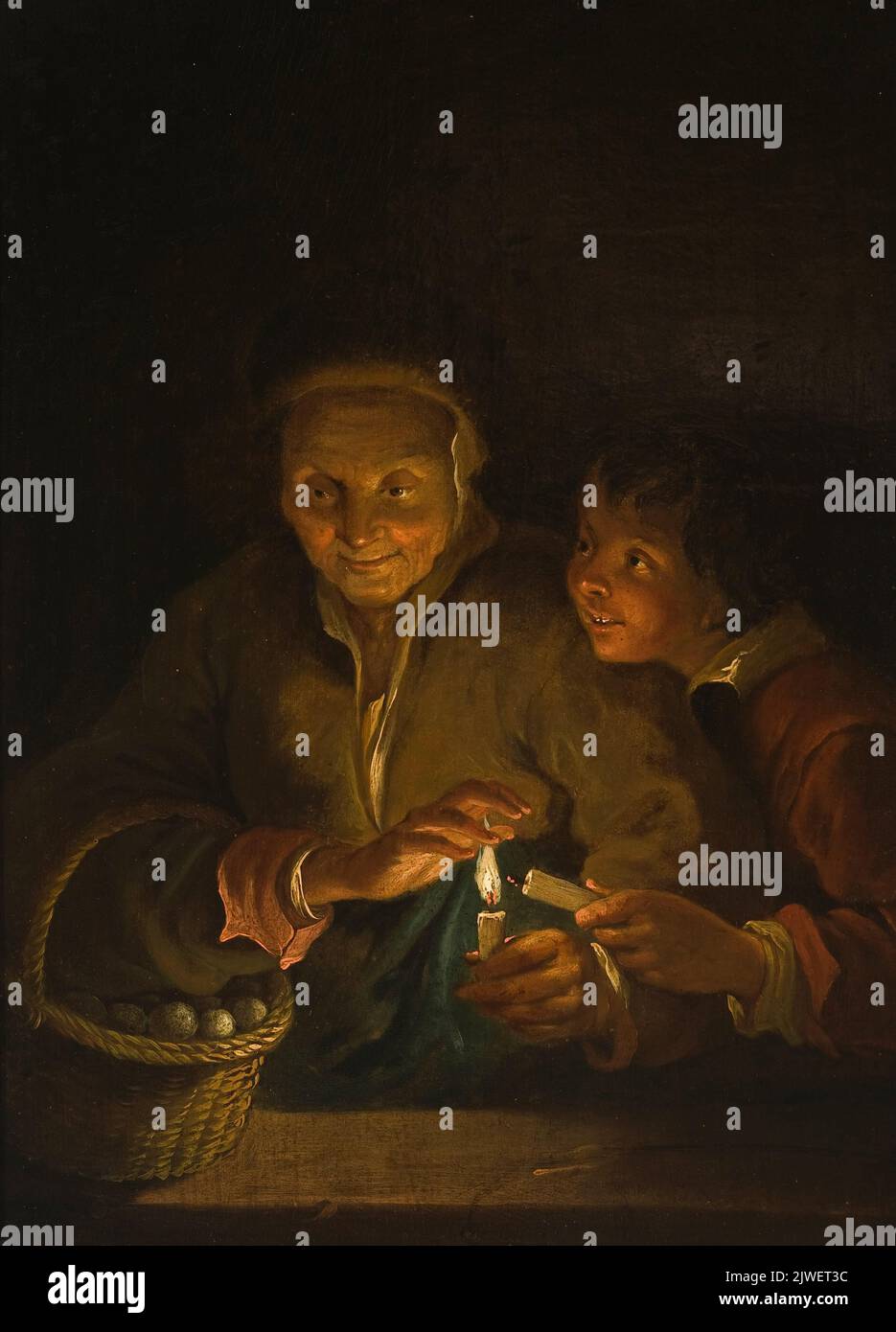 Old woman and a boy with a candle. Rubens, Peter Paul (1577-1640 ...