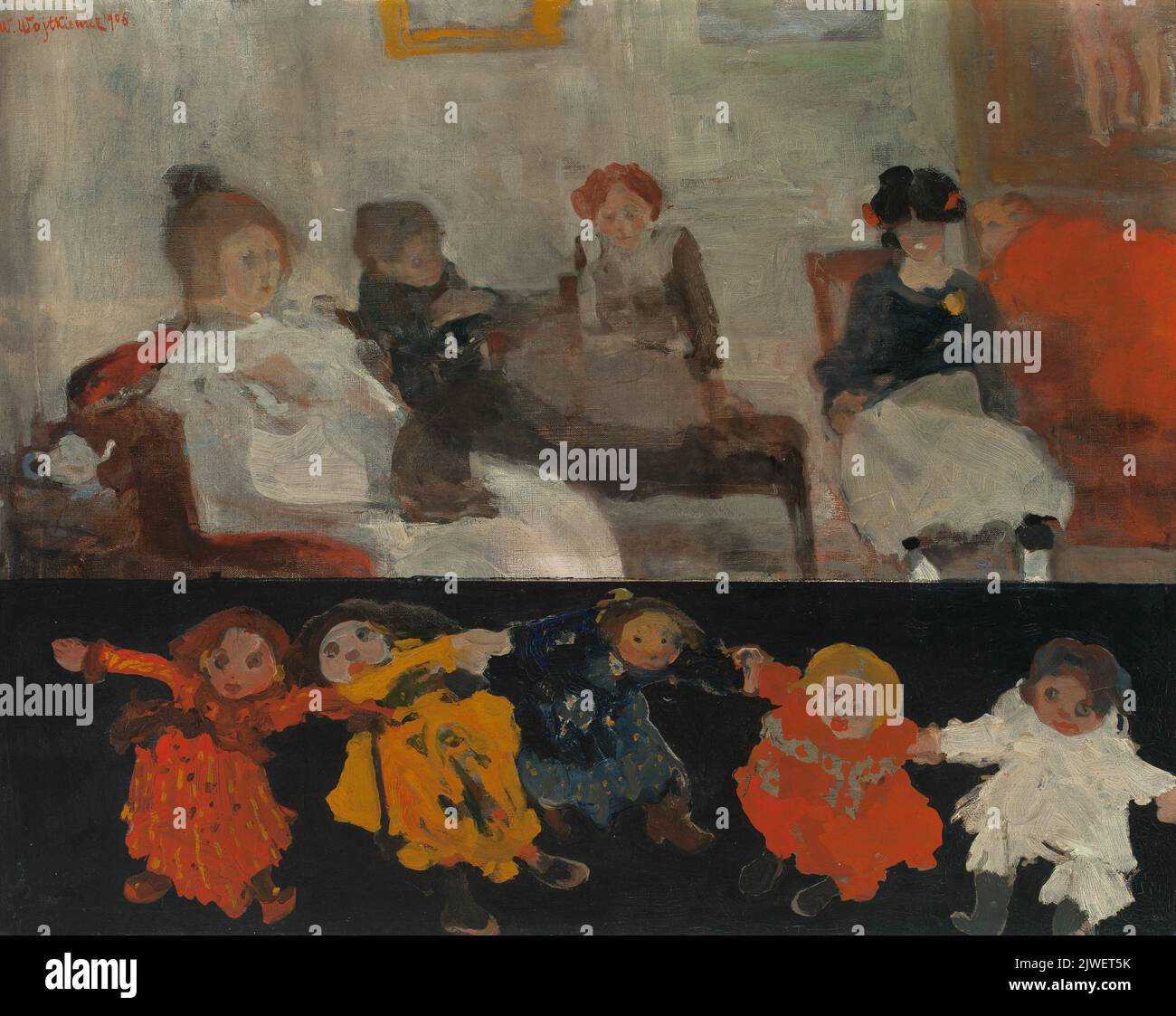 Dolls. Wojtkiewicz, Witold (1879-1909), painter Stock Photo - Alamy