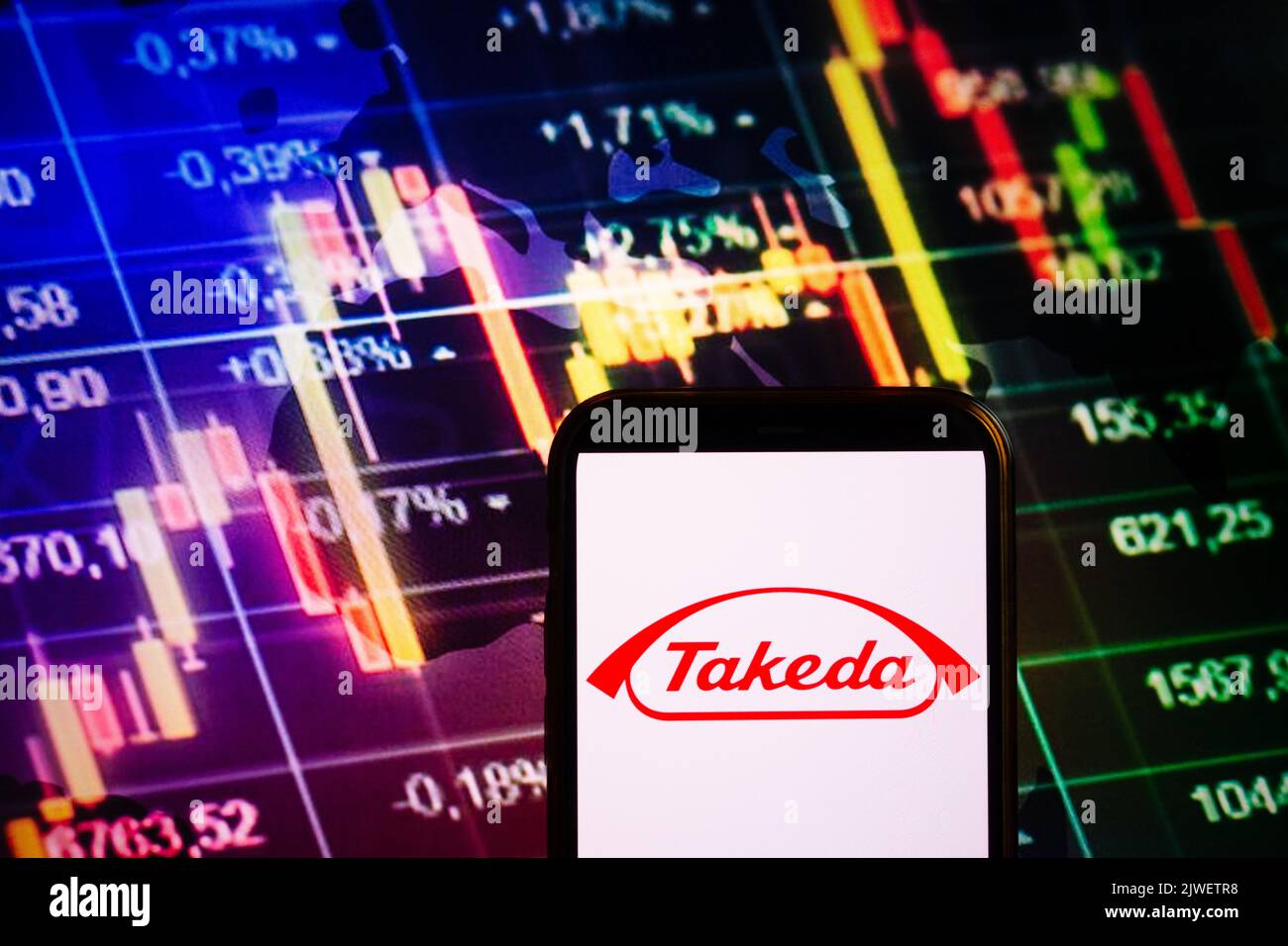 KONSKIE, POLAND - September 04, 2022: Smartphone displaying logo of ...