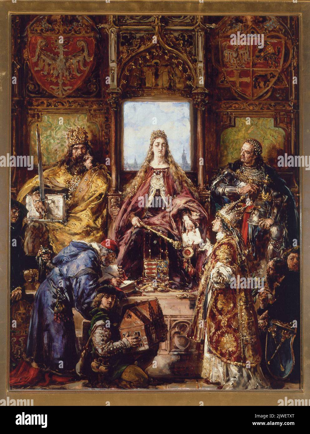 Founding of the Academy, 1361–1399–1400 AD, from the series “History of ...