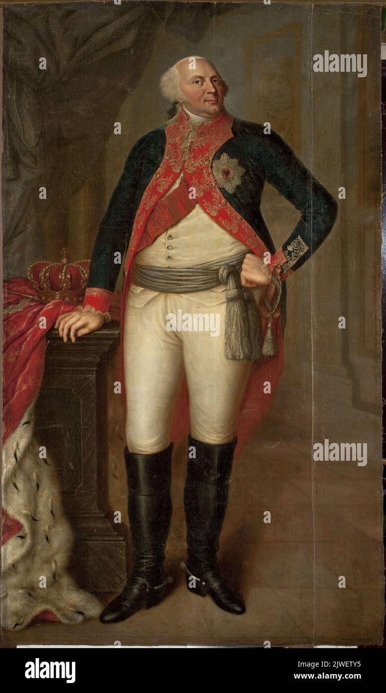 Portrait of Frederick William II, king of Prussia (1744–1797), with the ...