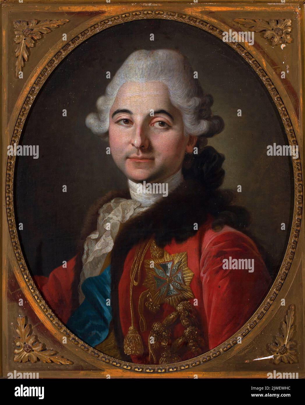 Portrait of Stanisław August Poniatowski. Krafft, Per (st. ; 1724-1793 ...