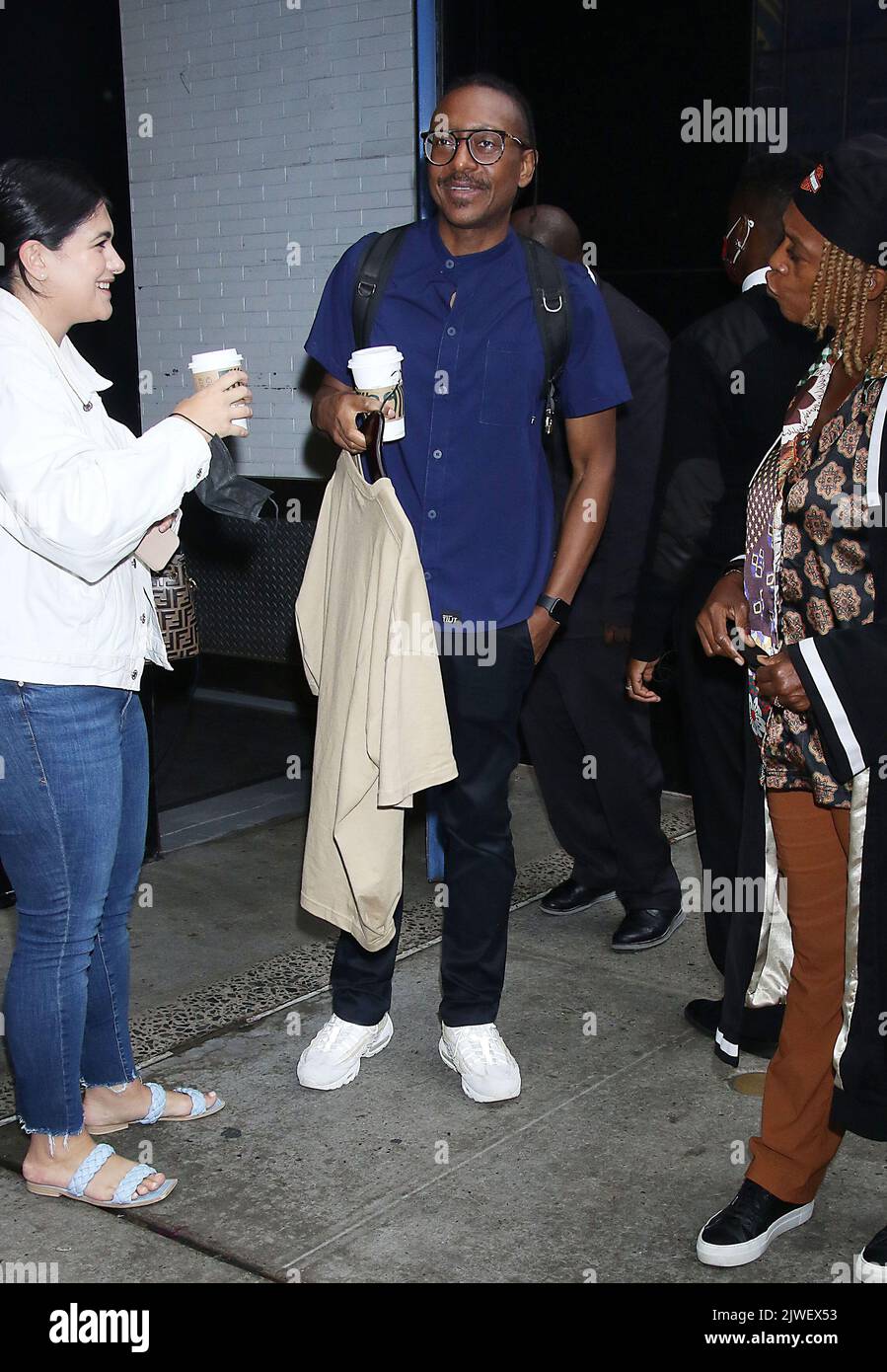 Gregory Gourdet on the set of Good Morning America cooking. -PICTURED ...
