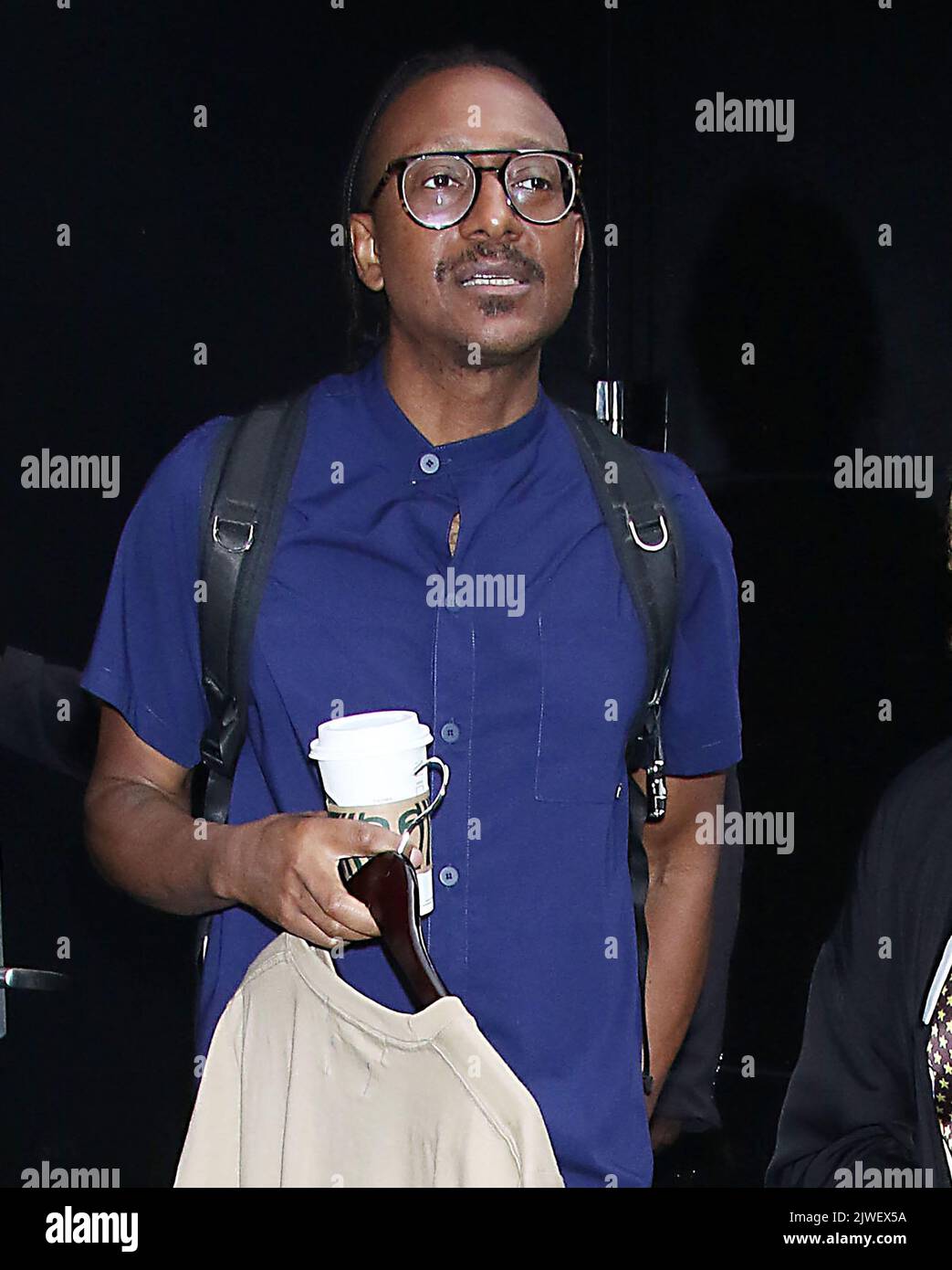 Gregory Gourdet on the set of Good Morning America cooking. -PICTURED ...