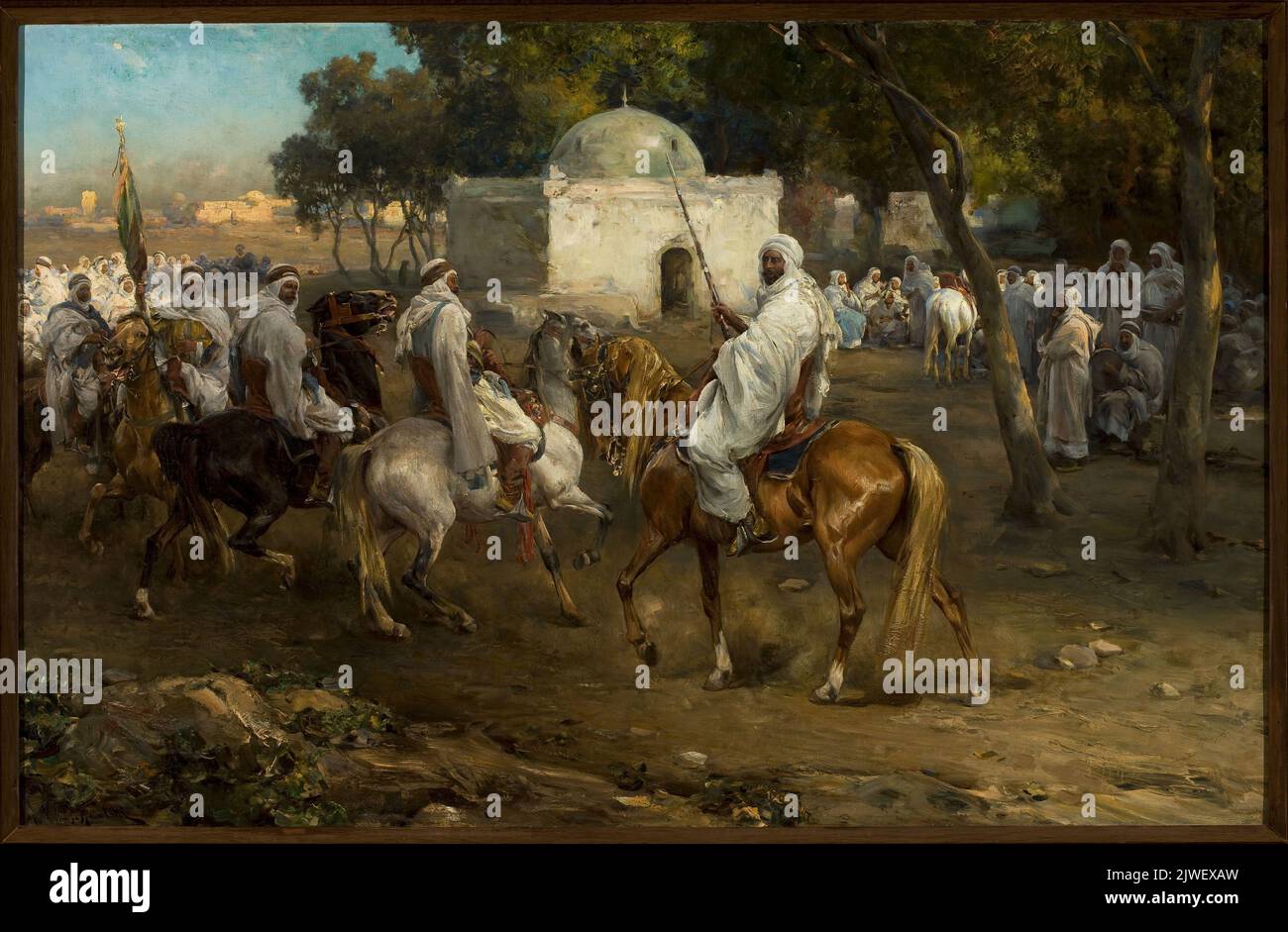 Bedouins. Kowalski Wierusz, Alfred, painter Stock Photo - Alamy
